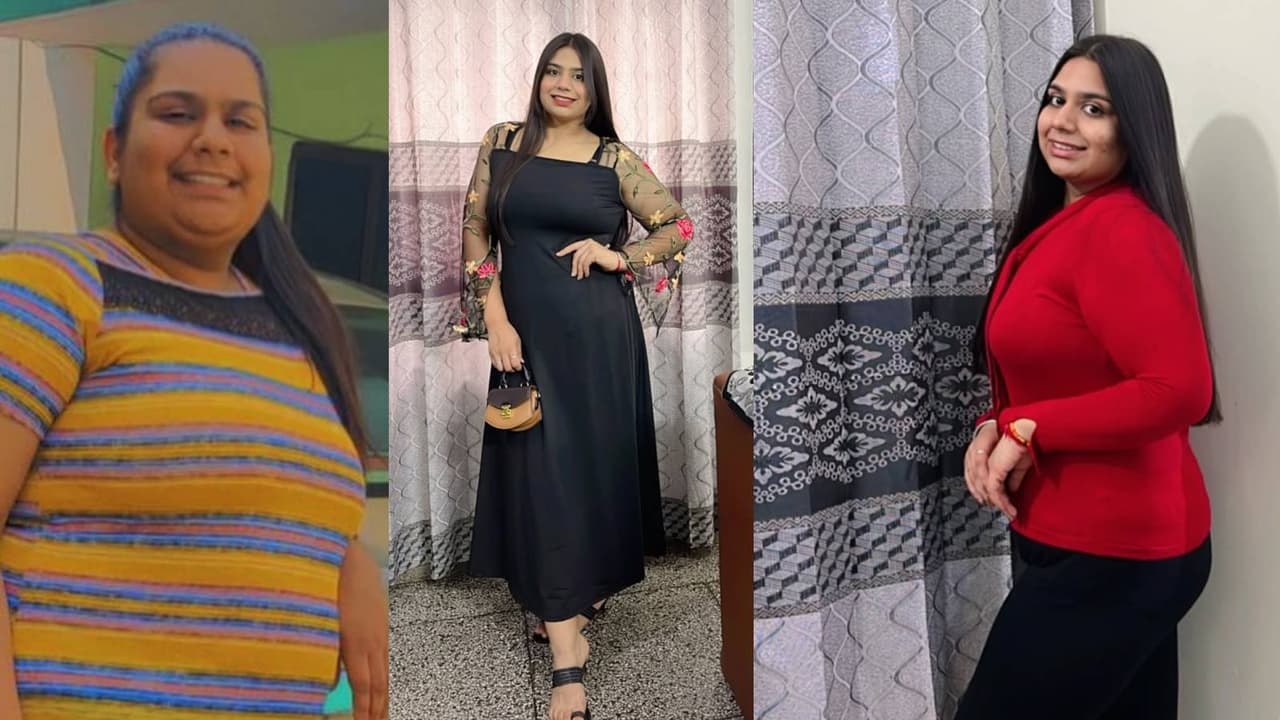 36 सेकेंड के वीडियो में देखें महिला की 68 Kg वेट लॉस जर्नी, सिंपल 4 ...
