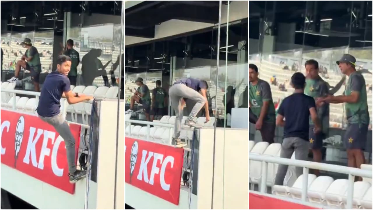 PAK vs SA, 1st Test: Fan Breaches Security to Invade Pakistan Dressing ...