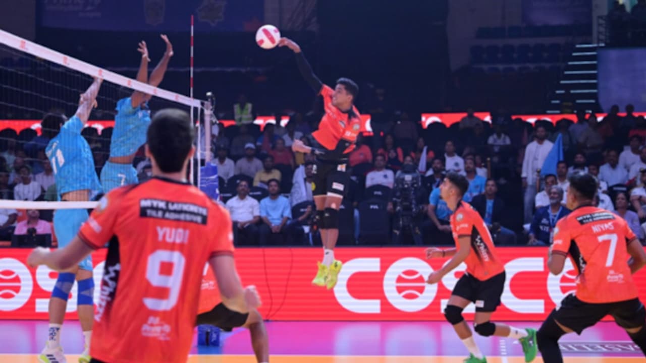 PVL 2025: Hyderabad Black Hawks Secure 3-1 Win Against Goa Guardians in ...