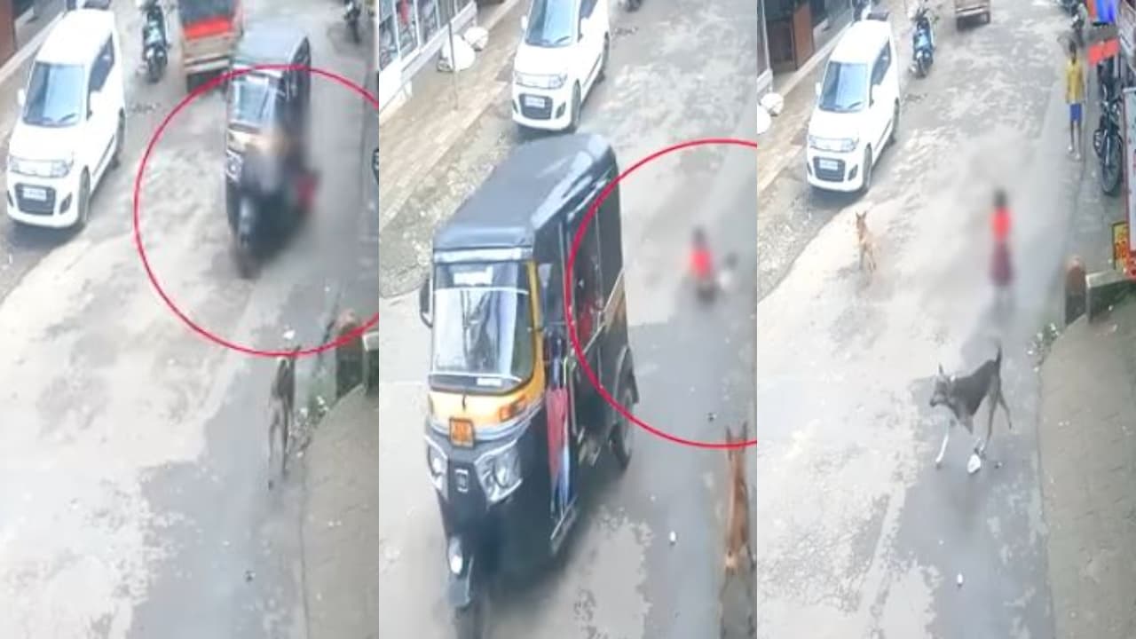 നഴ്സറിയിൽ നിന്ന് വീട്ടിലേക്ക് പോകവേ ഓട്ടോയിൽ നിന്നും കുട്ടി റോഡിലേക്ക് ...
