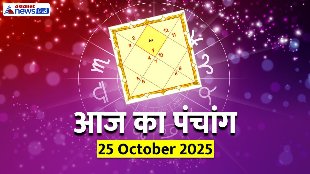 Aaj Ka Panchang 25 अक्टूबर 2025: विनायकी चतुर्थी आज, जानें दिन भर के ...