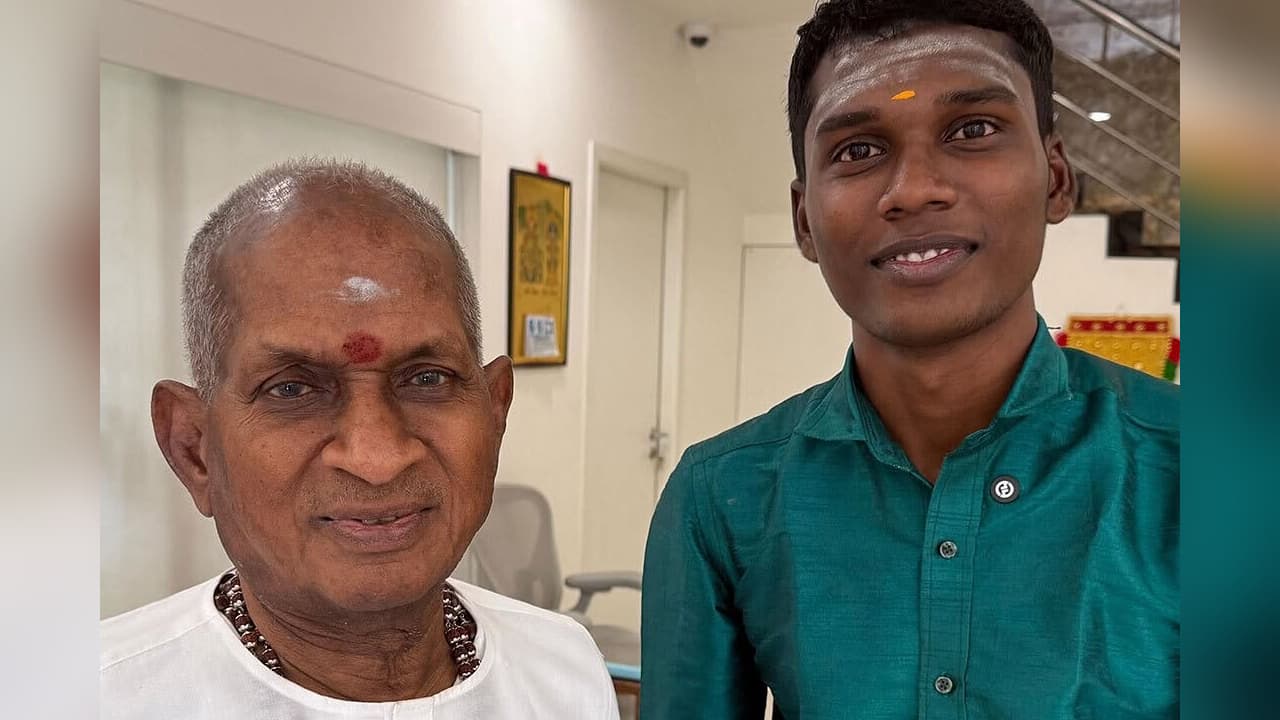 Super Singer Saran Raja meets Ilaiyaraaja : கனவு பலிச்சிடுச்சு ...