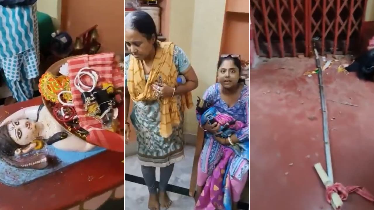 BJP Claims 600-Year-Old Kali Temple Vandalised in Kolkata, Viral Video ...