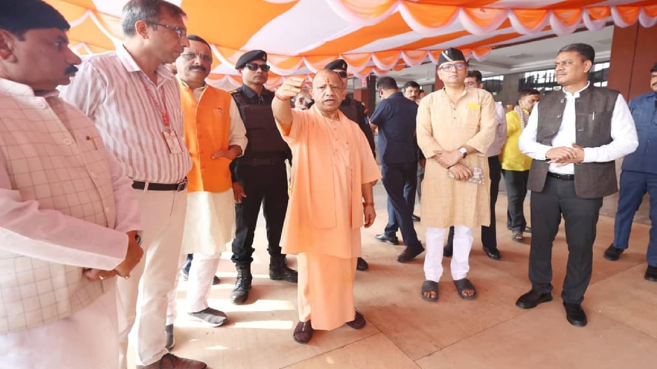 Yogi Adityanath Inspects Banaras Station Before PM Modi's Visit ...