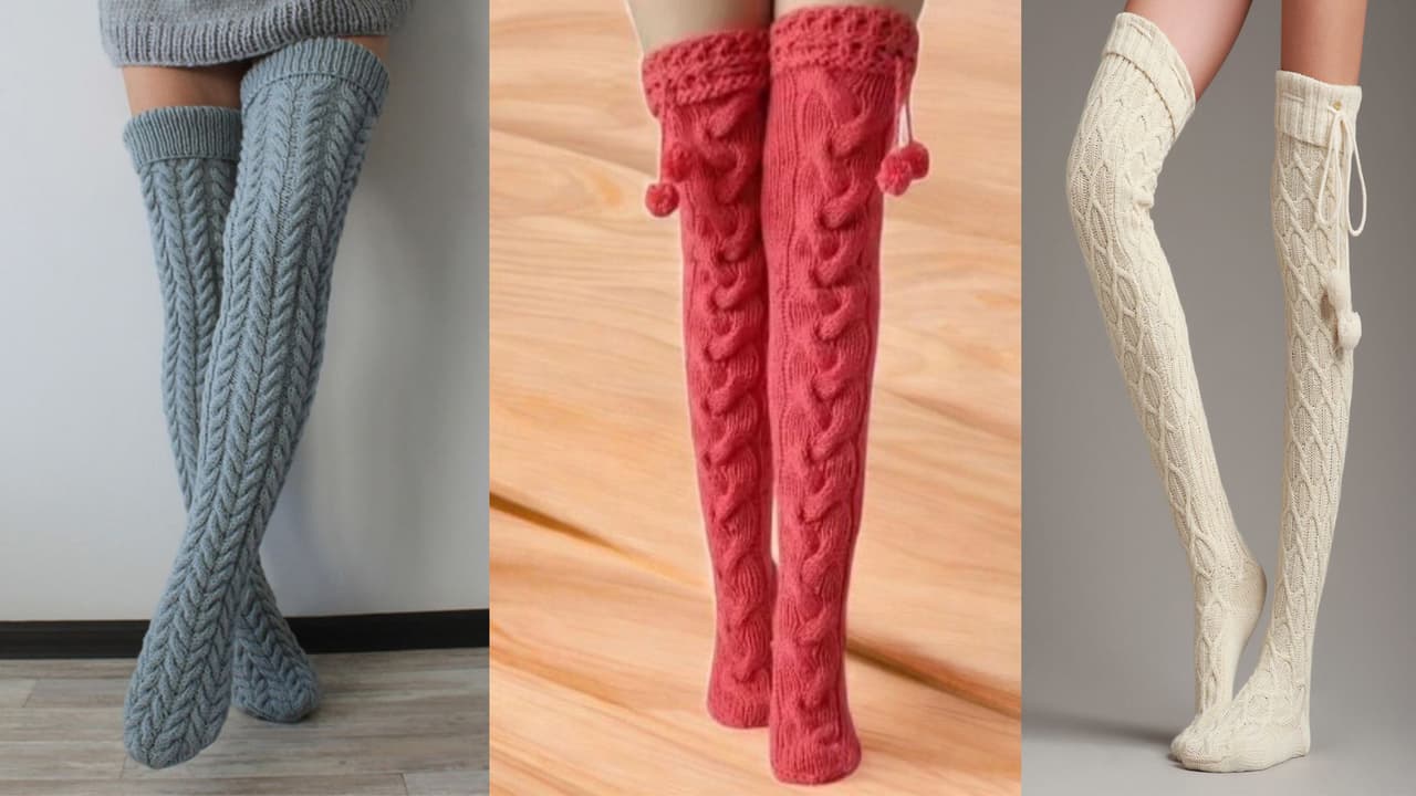 Socks For Women: खरीदें ये 7 फुल एंड नी-लेंथ सॉक्स, ठंड में भी लगेंगी ...
