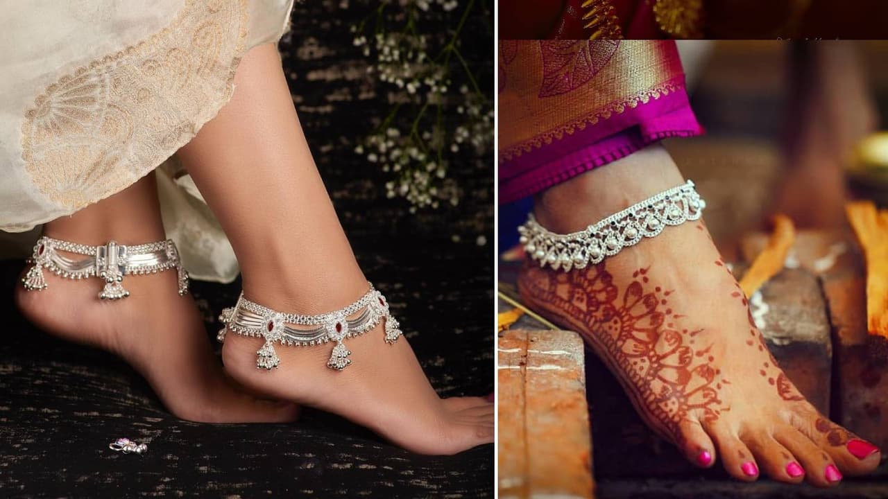 Anklet Designs : नववधू ते तरुणींसाठी खास पैंजण, पाहा ट्रेन्डी डिझाइन्स ...