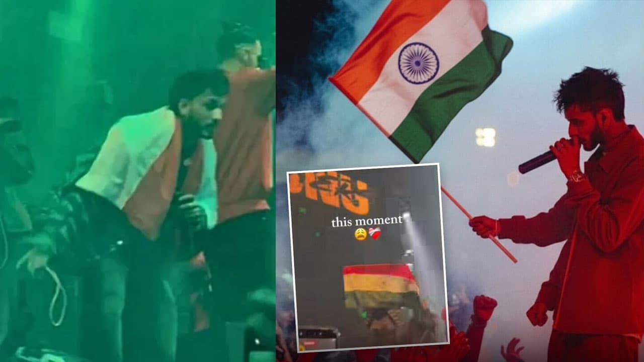 Pakistani Rapper Talha Anjum ने लहराया तिरंगा, विरोध हुआ तो दिया करारा ...