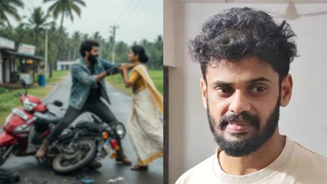 സ്കൂട്ടറിൽ യുവതിയും മകളും, ബുള്ളറ്റിൽ വന്ന മുൻ ഗൾഫുകാരൻ ഇടിച്ചിട്ടു ...