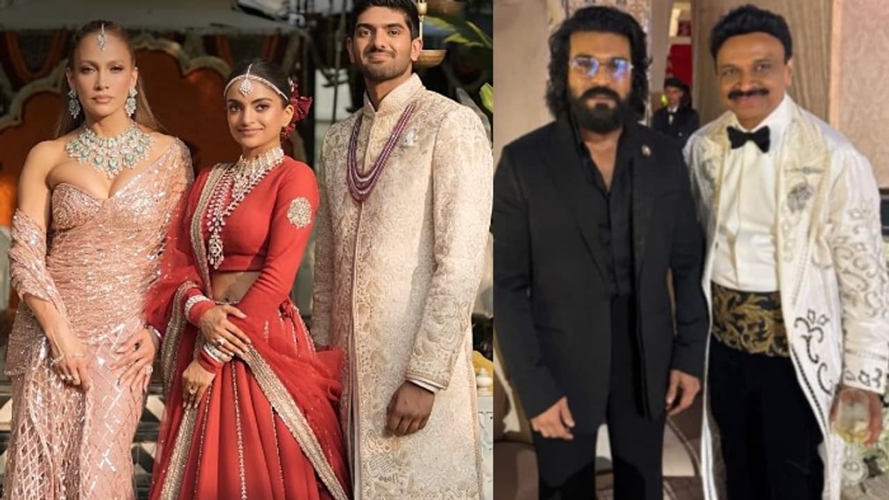 Ram Charan Stands Out as Only Tollywood Celebrity at Netra Mantena’s Glamorous Udaipur Wedding ...