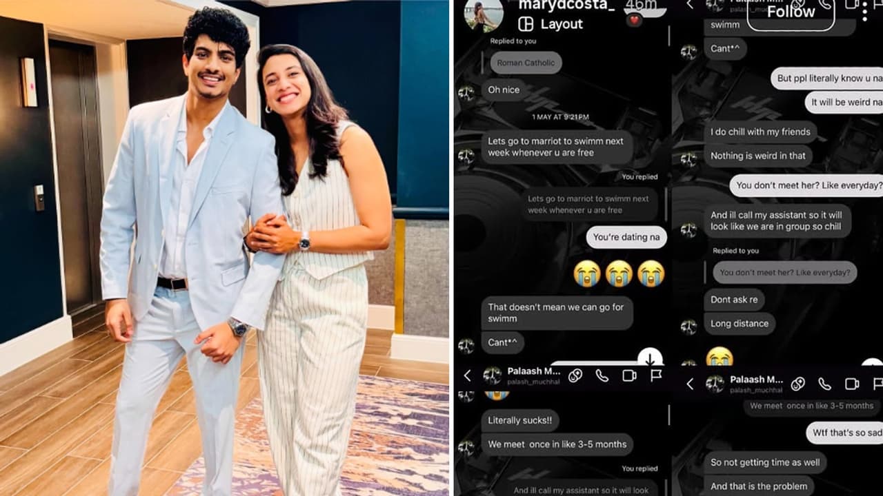Did Palash Muchhal Cheat on Smriti Mandhana? Is This Why Wedding Got ...