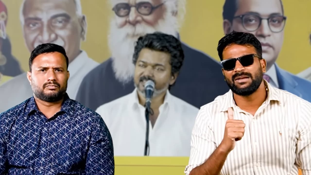 TVK Party members Attack Youtubers : 200 ரூபா கொடுத்தா விஜய்யை ...