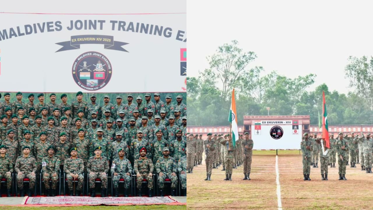 India Maldives joint military exercise begins ഇന്ത്യ- മാലിദ്വീപ് ...