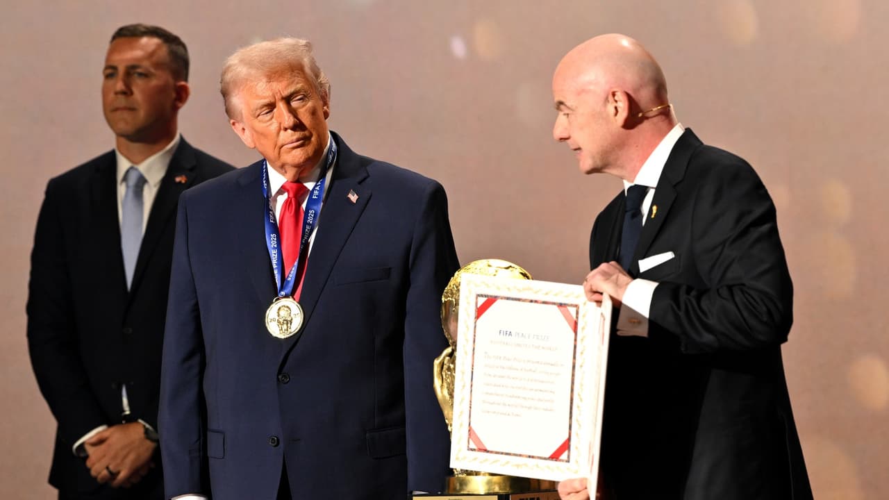 'Ceasefire Between Messi & Ronaldo': Trump Trolled After Winning FIFA's ...