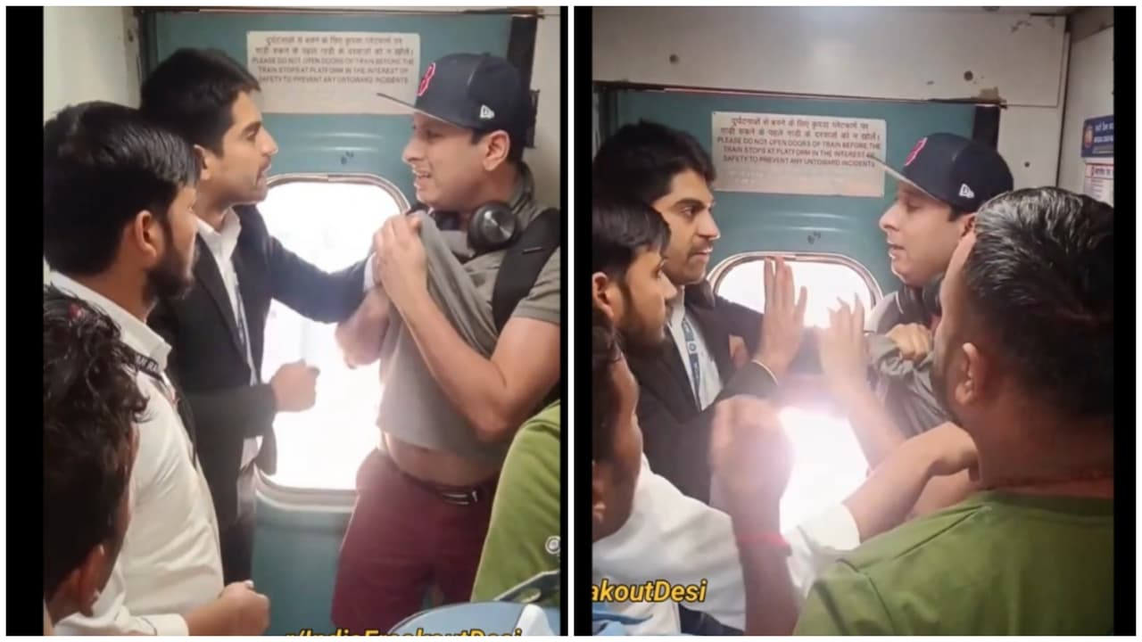 Full-Blown Drama As TTE Grabs Passenger's Collar, Accuses Him of Ticketless Travel (WATCH ...