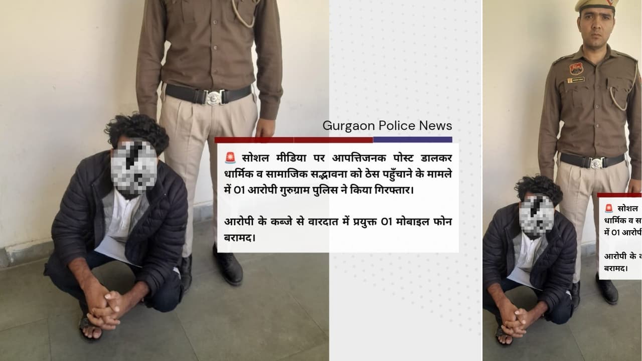 Gurugram Police Act Against Viral Communal Post, Arrest UP BJP Youth ...