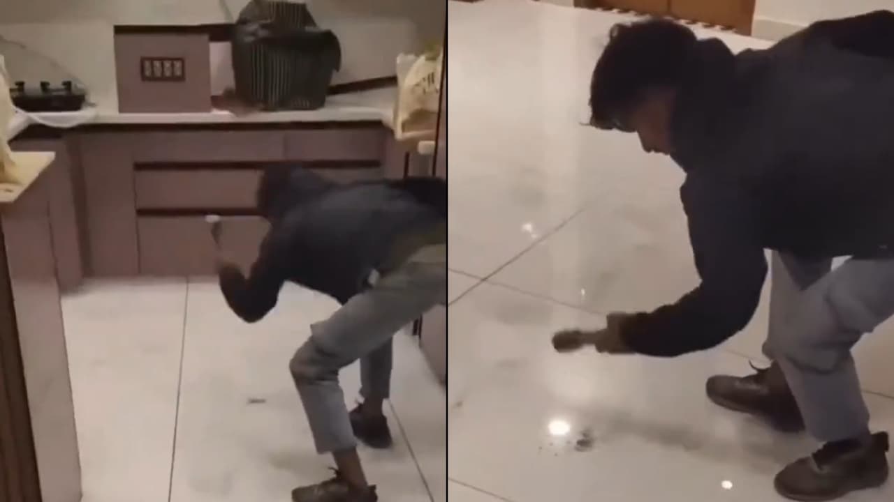 Labourer Smashes Newly Installed Tiles Over 'Non-Payment', Video Sparks ...