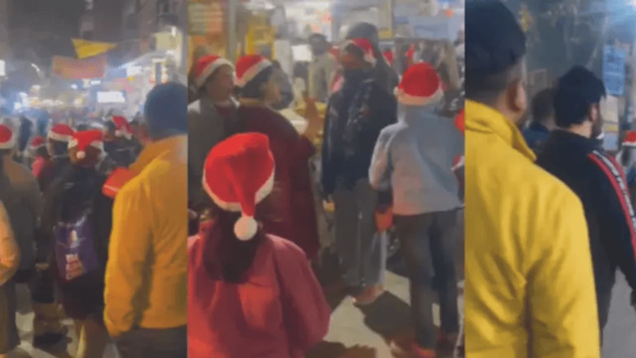 Bajrang Dal Confronts Christian Women Wearing Santa Caps, Accuses Them ...