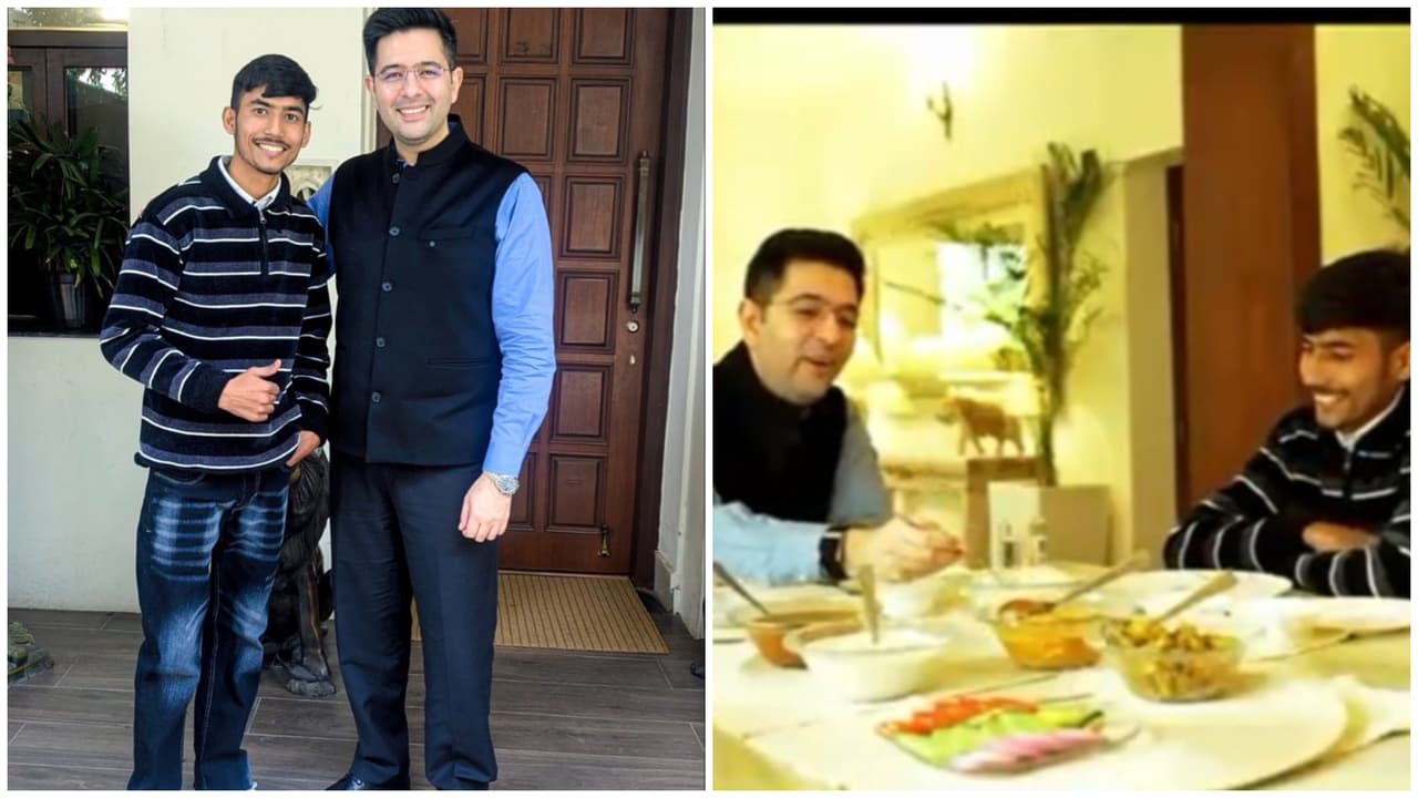 Rs 763 for 15 Hours/28 Deliveries: Blinkit Worker Meets Raghav Chadha ...