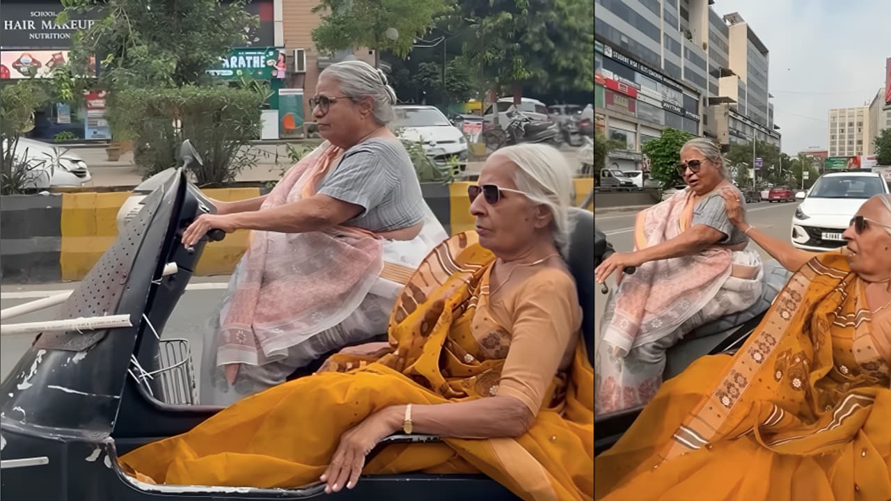 Bright Side Stories: Ahmedabad Sisters Ride into Their 80s with ...