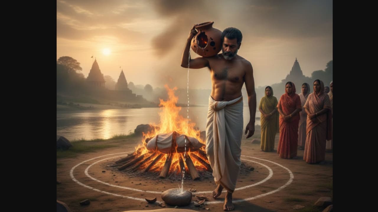 Hindu Funeral Rites: Why Is a Pot Broken and Holes Made During Last ...
