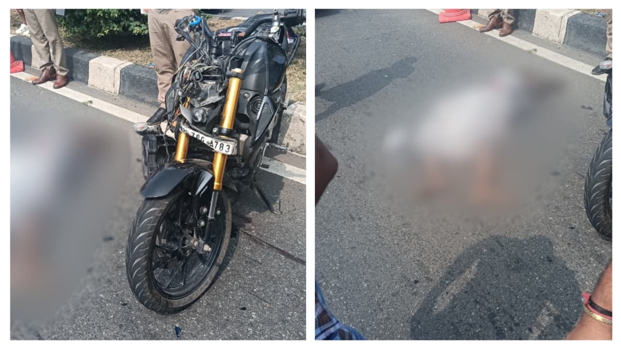 bike accident palakkad old woman died കഞ്ചിക്കോട് ദേശീയപാതയി ...