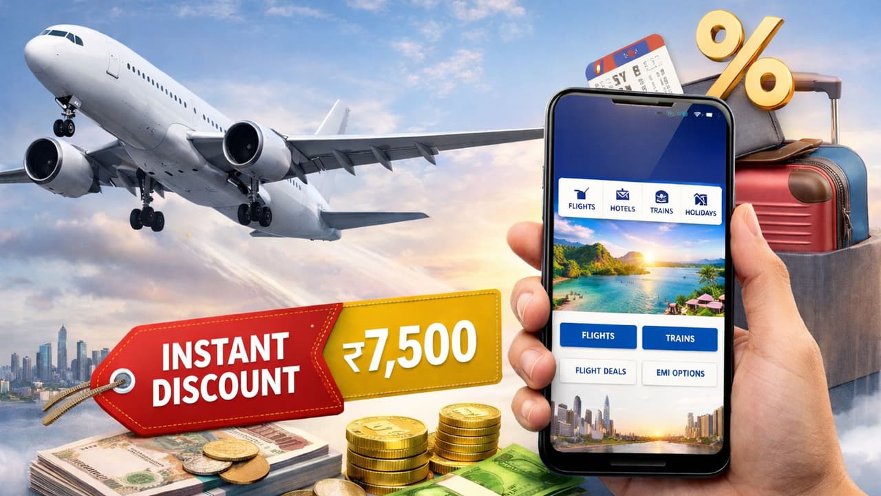 Flights पर ₹7,500 तक का इंस्टेंट डिस्काउंट! जानिए कैसे | Flight Ticket ...