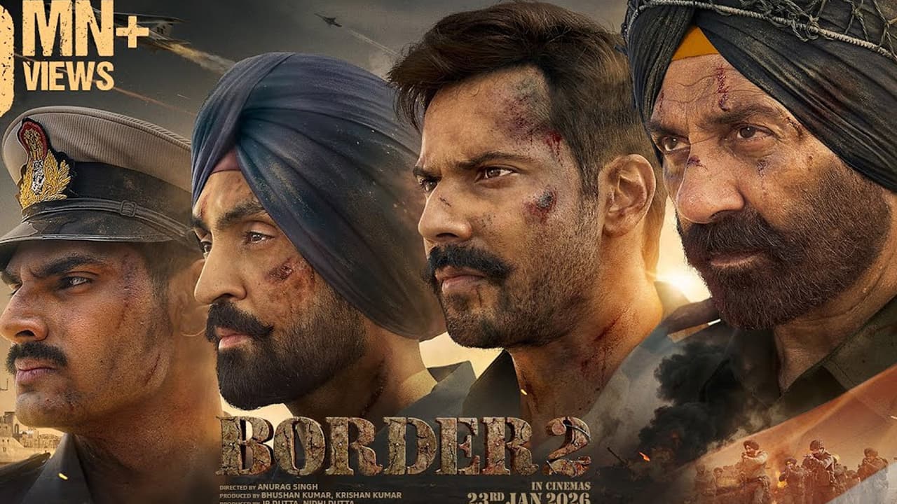 Border 2 Promotions: Varun, Ahan Shetty Share Stage With Indian Navy ...