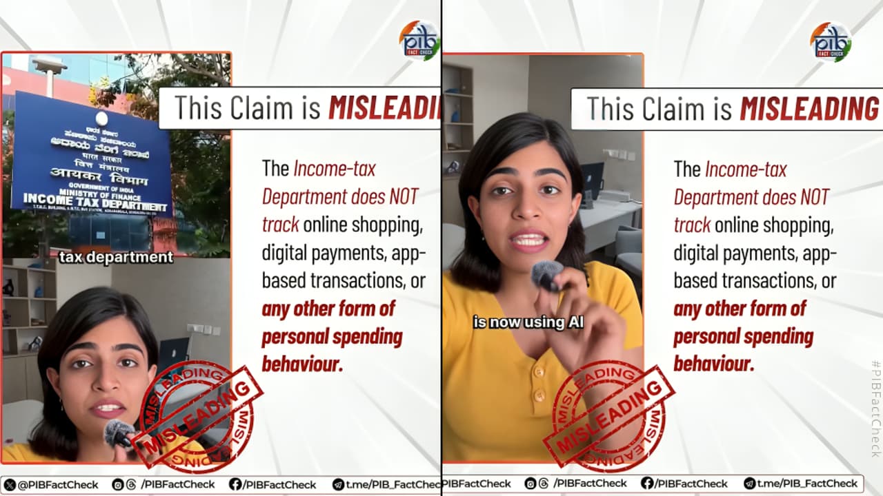 Viral Instagram Claim on Income Tax Digital Tracking Debunked by PIB ...