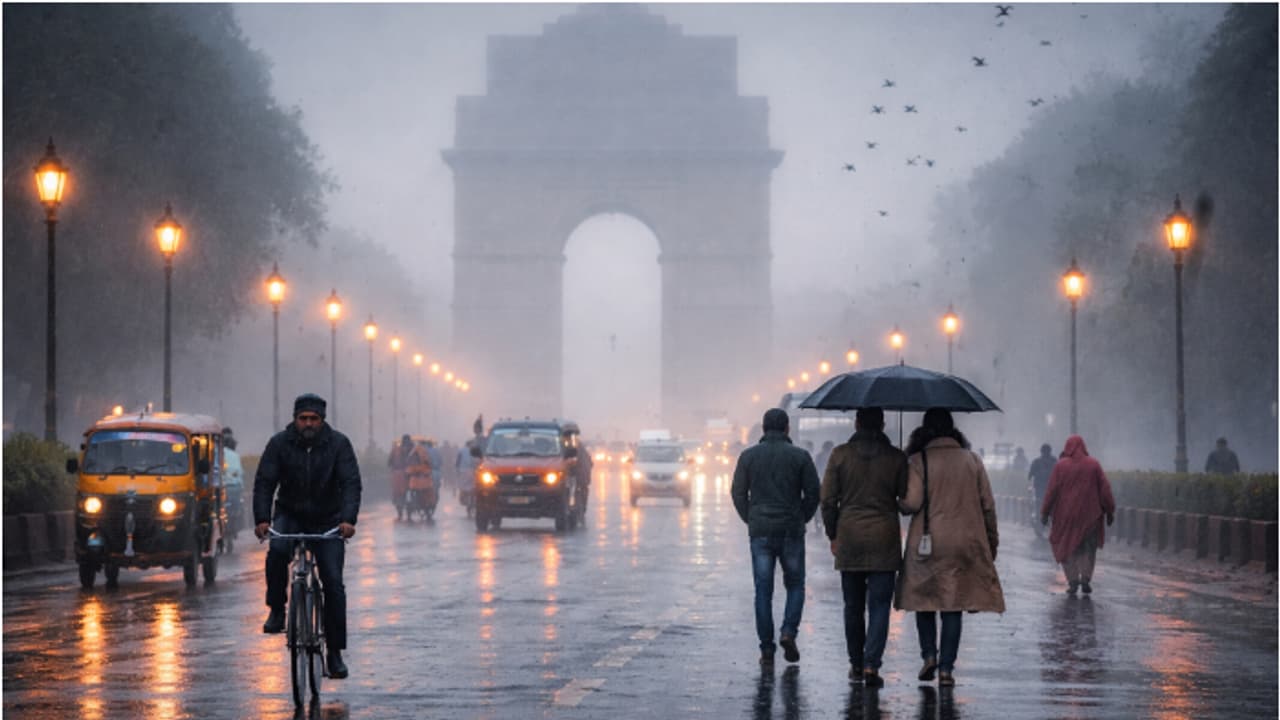 Delhi Weather LATEST Update: Delhi-NCR Sees First Winter Rain, IMD ...