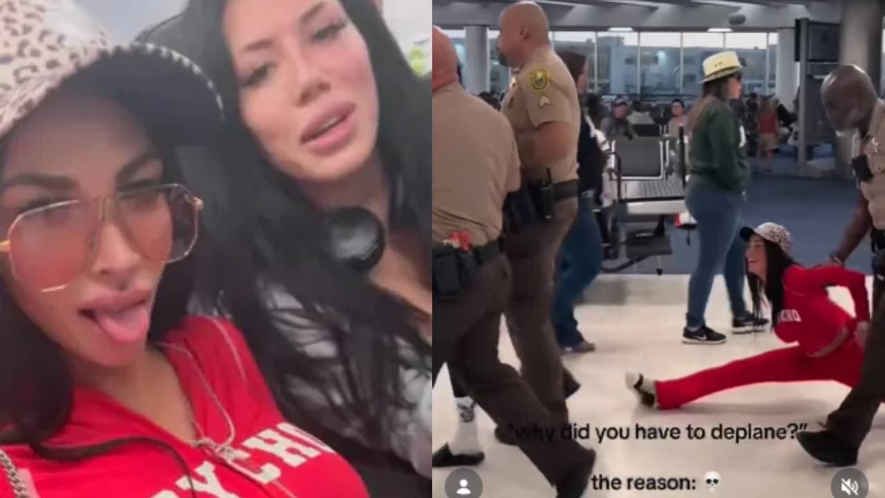 വിമാനത്തിൽ വിചിത്രമായ പെരുമാറ്റം, കസ്റ്റഡിയിലെടുത്തപ്പോള്‍ നാടകം ...