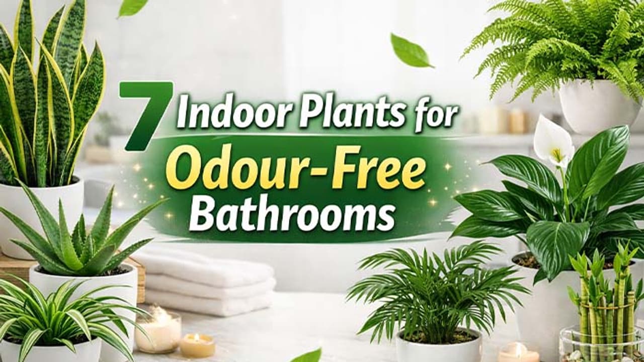 From Snake Plant to Ferns: 7 Indoor Plants for Odour-Free Bathrooms ...