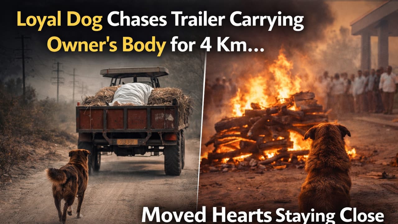 Shivpuri Viral Video Shows Dog's Unbreakable Bond With Owner Even After ...