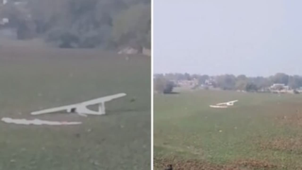 IAF's Trainer Aircraft Crashes In UP's Prayagraj, 2 Pilots Safe (WATCH ...