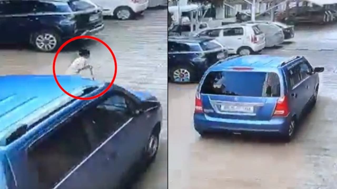 Viral Video: Pune CCTV Shows Speeding Car Run Over 5-Year-Old Boy in ...