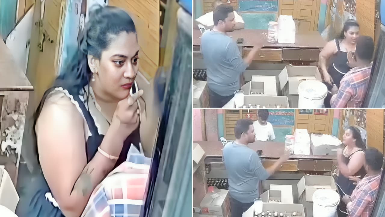 Andhra Pradesh SHOCKER! Woman's Outburst at Bapatla Wine Shop Goes Viral, Police Probe On ...