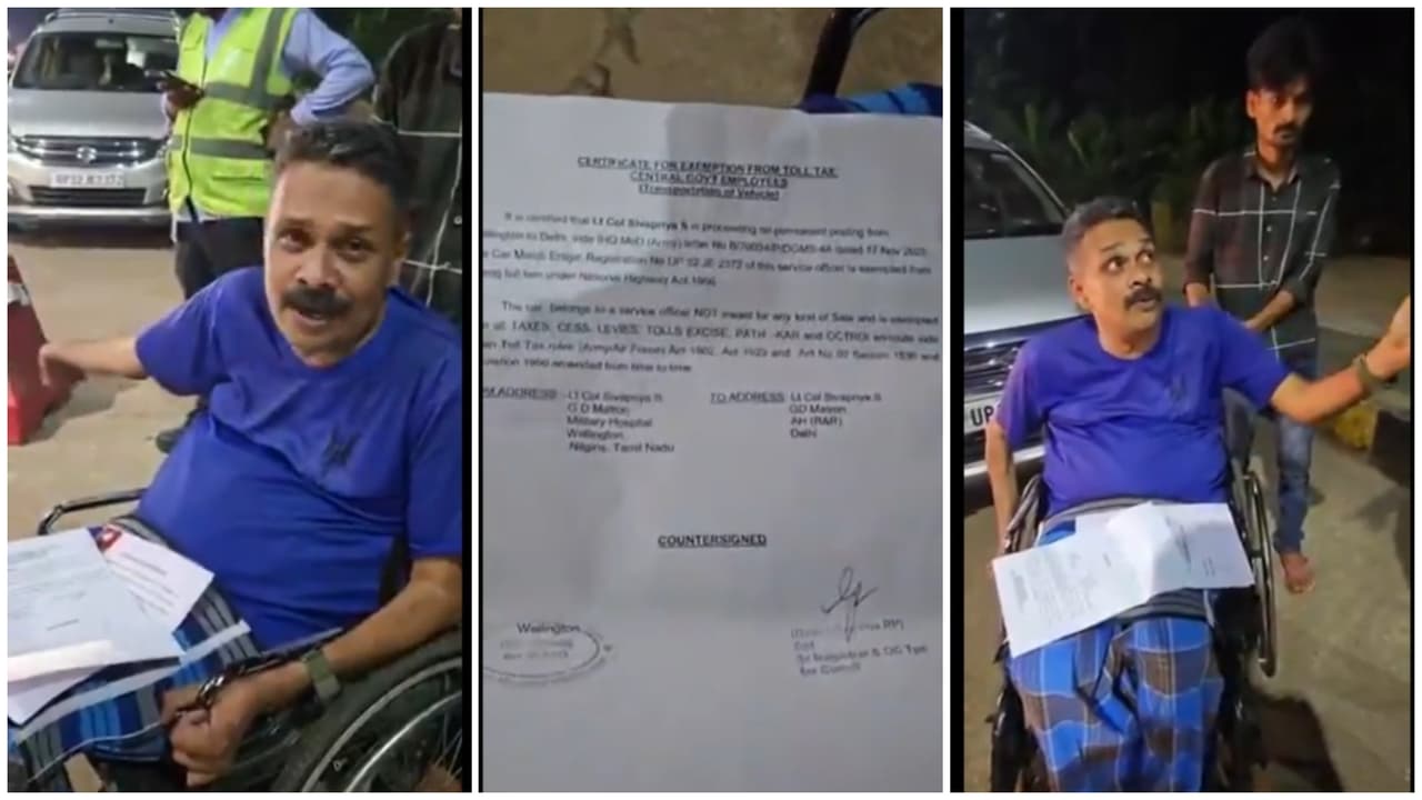 Wheelchair-Bound Ex-Commando Alleges Harassment At Karnataka Toll Plaza ...