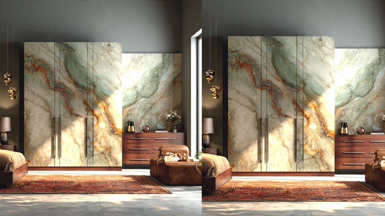 Modern Bedroom Makeover: 5 Marble Wardrobe Designs for a Premium Look ...