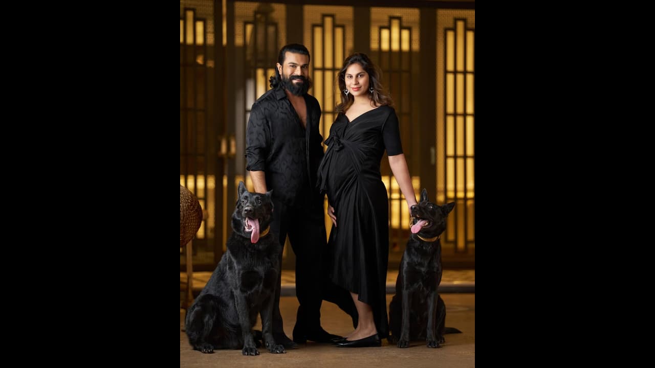 Ram Charan Silences Surrogacy Trolls with Upasana's Baby Bump Photo ...