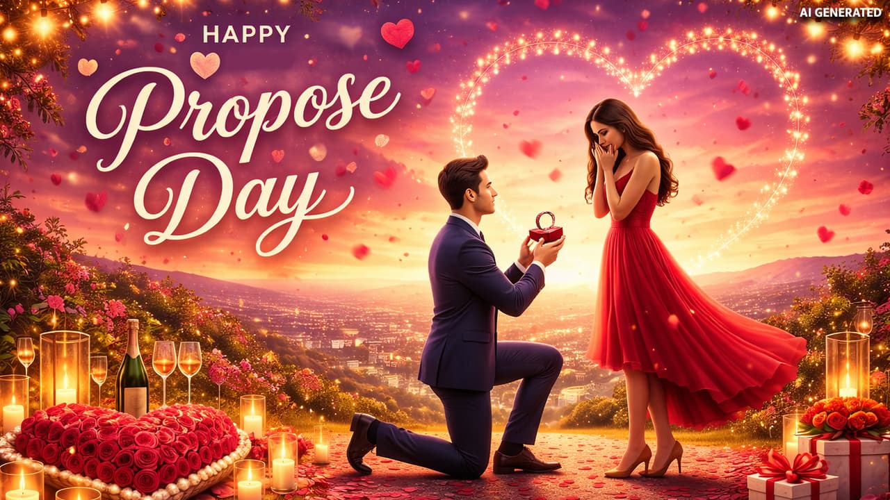 Propose Day Wishes 2026: प्यार का इजहार करने के लिए बेस्ट 20+ रोमांटिक ...