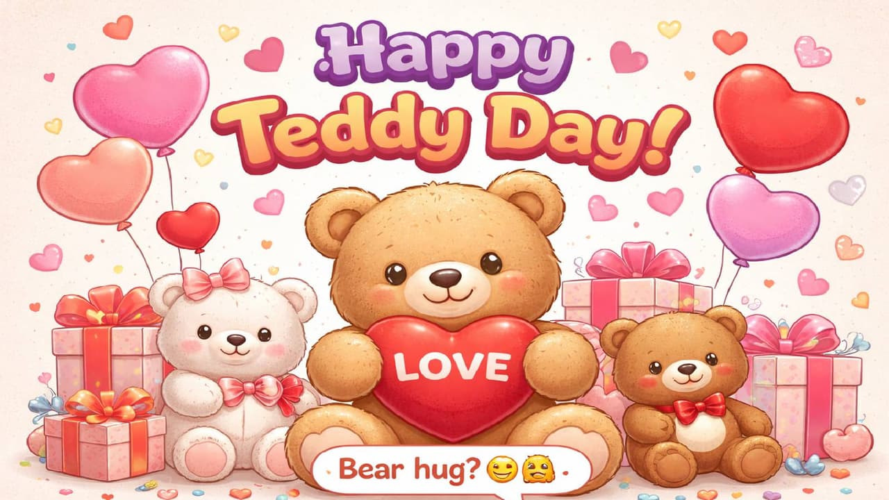 Happy Teddy Day 2026: 76+ Best Wishes, Greetings, Messages, Status and ...