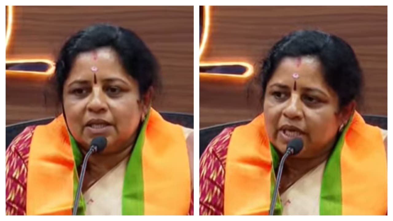mahila congress r resmi joins BJP കോൺ ഗ്രസ് നേതാവ് ആർ രശ്മി ബിജെപിയി ...