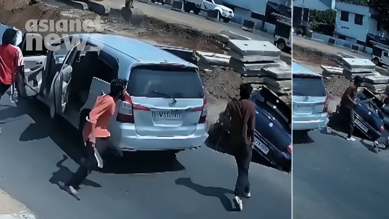 CCTV Shows Brutal Killing Of Jim Santhosh Murder Accused Aluva Athul In ...