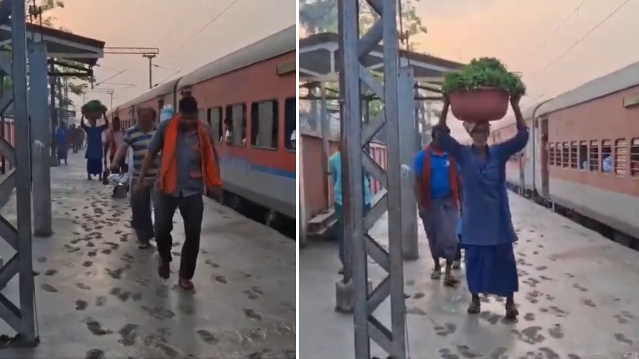 Viral Video Shows People Walking on Wet Cement at Bihar Station ...