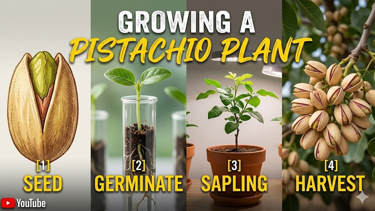 Pista Plant Growing Tips: पिस्ता प्लांट घर में लगाएं, 6 महीने में होगी ...