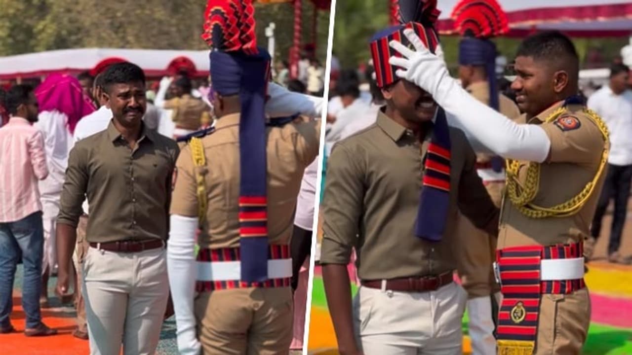 Brother’s First Salute in Mumbai Police Uniform Leaves Man in Tears ...