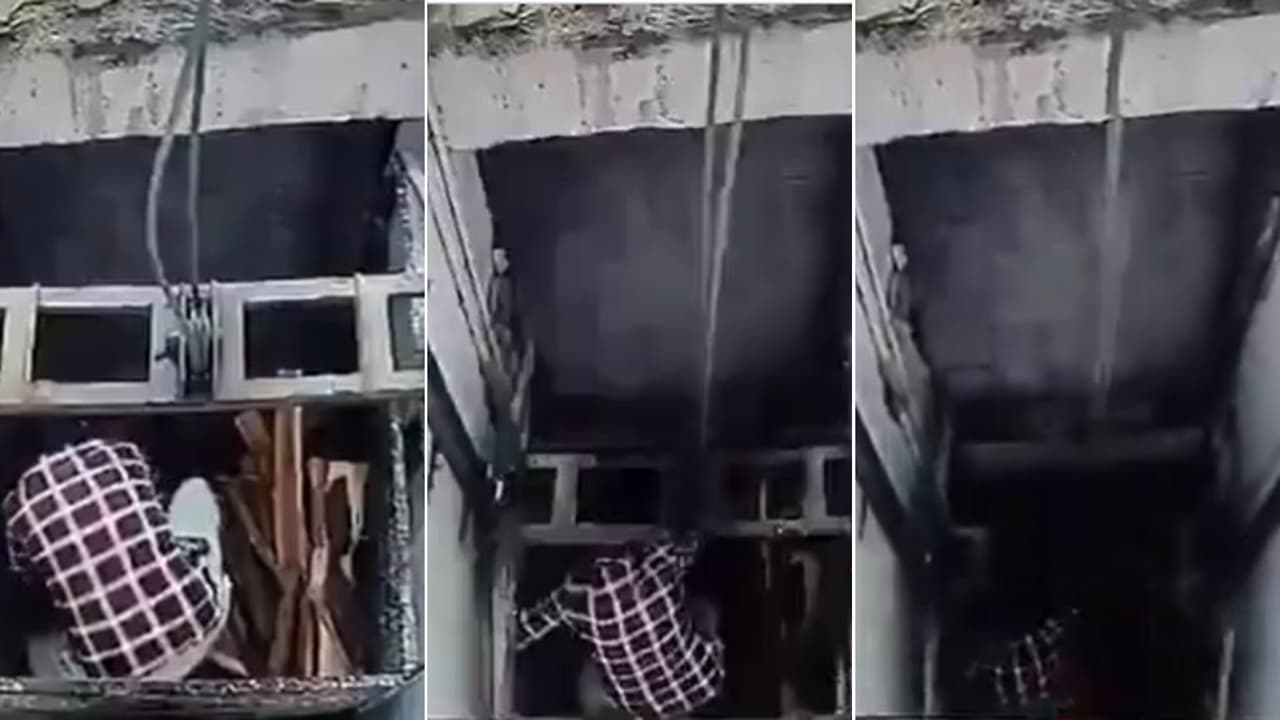 Viral Video Shows Shocking Lift Collapse At Kanpur Wedding, Groom's ...