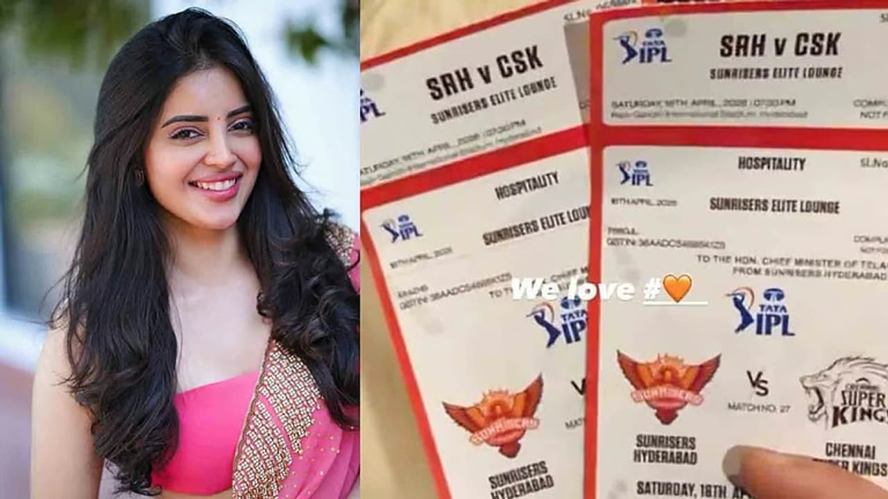 ಸಿಎಂ ಹೆಸರಿನ ₹40,000 ಬೆಲೆಯ ಐಪಿಎಲ್ ಟಿಕೆಟ್ ನಟಿ ಕೈಯಲ್ಲಿ! ರೇವಂತ್ ರೆಡ್ಡಿಗೆ ...