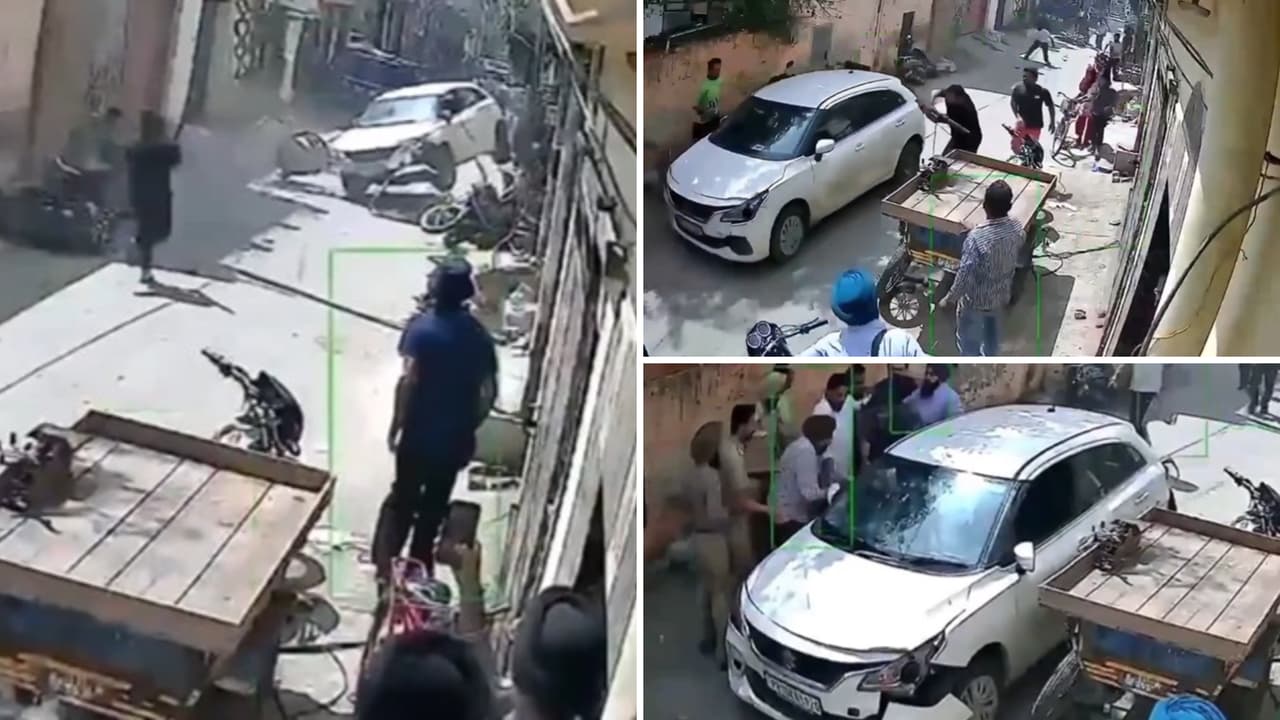 Viral Video Shows Wild Police Chase As Car Thief Wreaks Havoc in Punjab ...