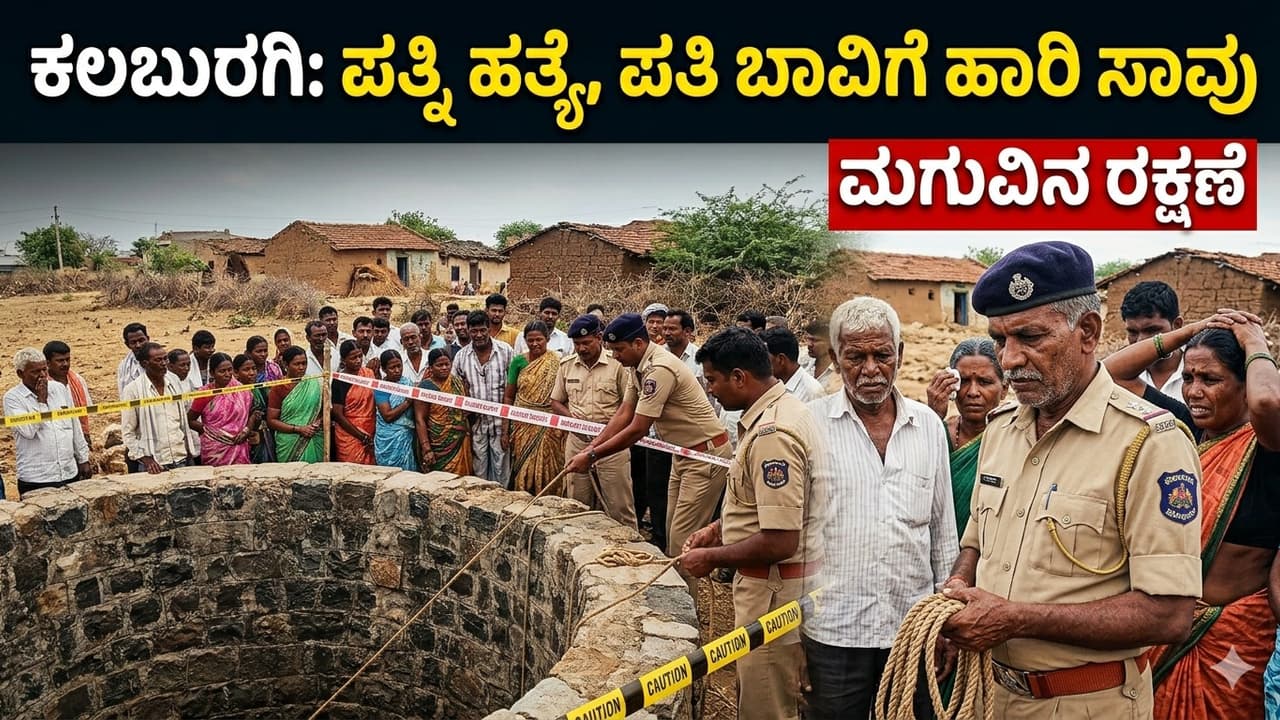 ಸಂಧಾನದ ನಂತರವೂ ಸರಿಹೋಗದ ಸಂಸಾರ: ಪತ್ನಿಯ ಕೊಂದು ಮಗುವಿನೊಂದಿಗೆ ಬಾವಿಗೆ ಜಿಗಿದ ಪತಿ ...
