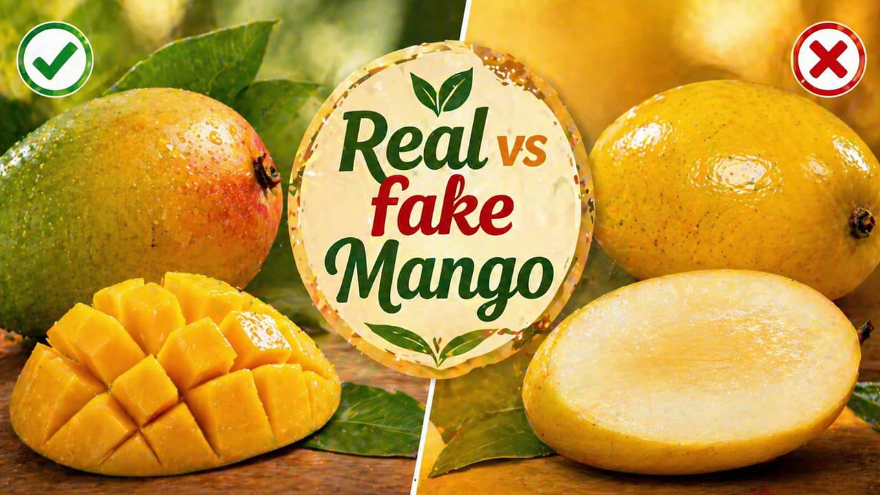 Fake vs Real Mangoes: Easy Tests Every Buyer Should Know This Summer ...